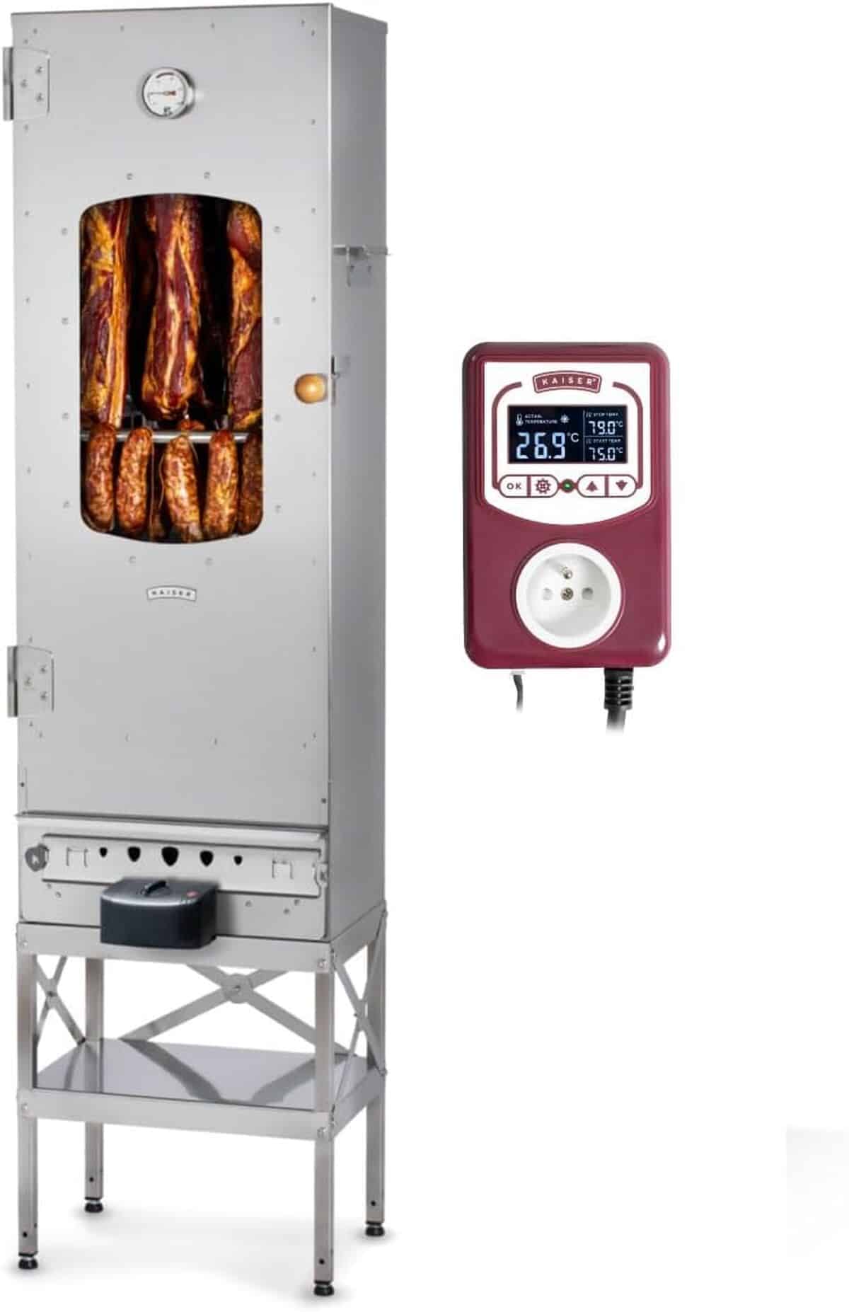 Test du fumoir électrique Kaiser Company 100 l en inox